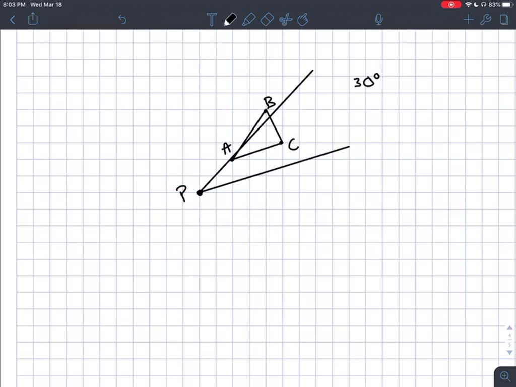 SOLVED:In Exercises 3-6, trace the polygon and point P.Then draw a ...