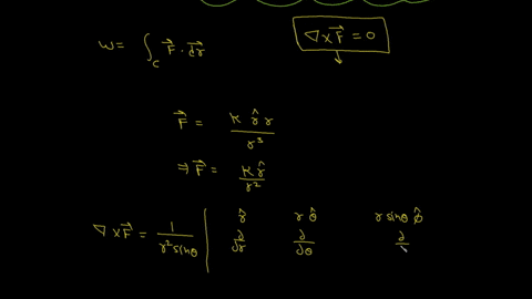 SOLVED: Define a work done and obtain the line integral to calculate ...