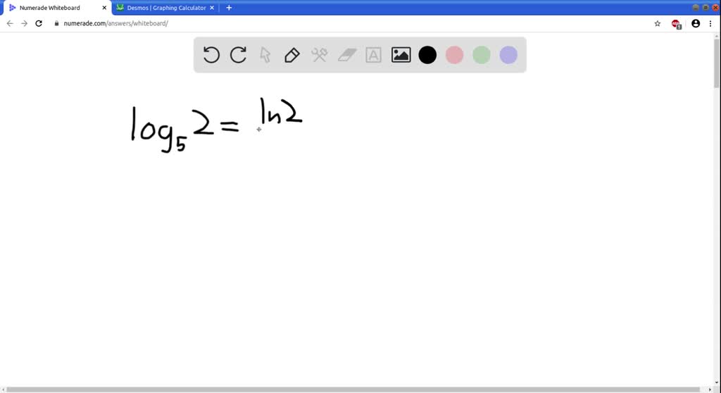 SOLVED:Change of Base Formula Use the Change of Base Formula and a ...