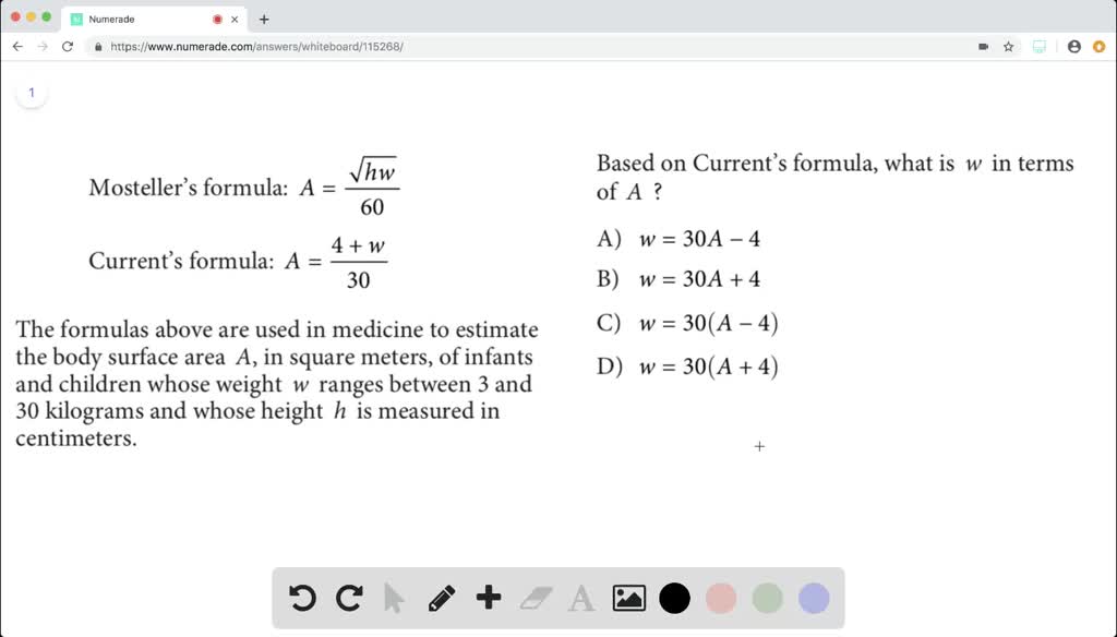SOLVED Based On Current s Formula What Is W In Terms Of A A W 30 A SOLVED Based On Current s Formula What Is W In Terms Of A A W 30 A