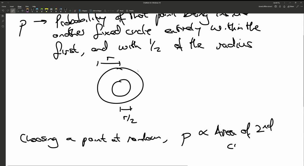 Suppose n points are independently and uniformly chosen in the circle with center at the origin ...
