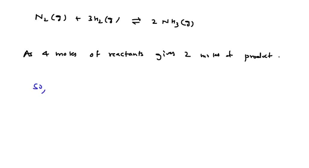 SOLVED:If a mixture containing 3 moles of hydrogen and 1 mole of ...