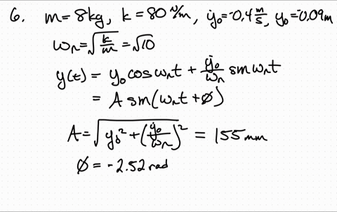 SOLVED:An 8 -kg block is suspended from a spring having a stiffness k ...