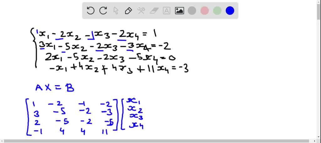 SOLVED:Solving a System Using an Inverse Matrix In Exercises 43 and 44 ...