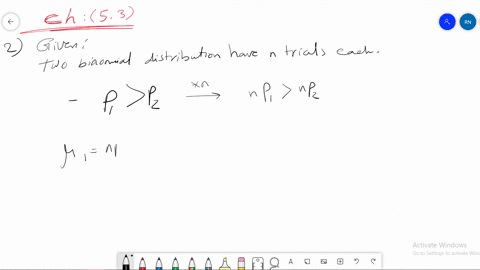 Two random variables are independent and each has a binomial ...