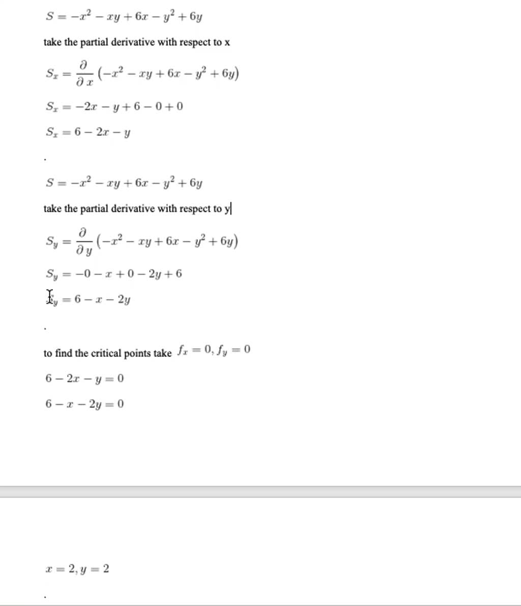 SOLVED Find The Maximum Value Of S x Y y Z x Z Where X y z 6 