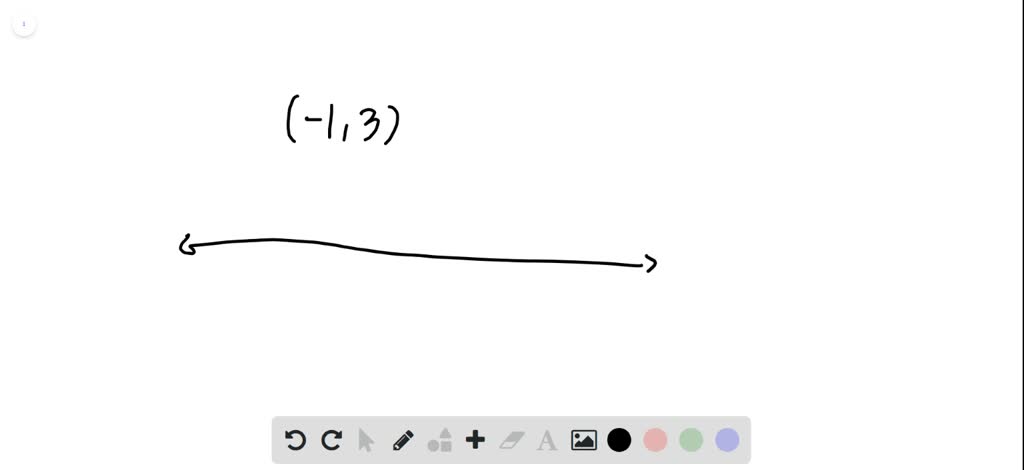 SOLVED:Write each interval of real numbers in interval notation and ...