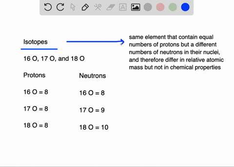 ⏩SOLVED:Oxygen has three isotopes, ^16 O,^17 O, and ^18 O. The… | Numerade