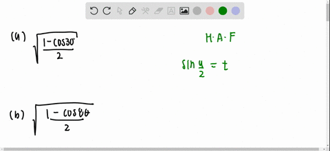 SOLVED:Double-and Half-Angle Formulas Simplify the expression by using ...