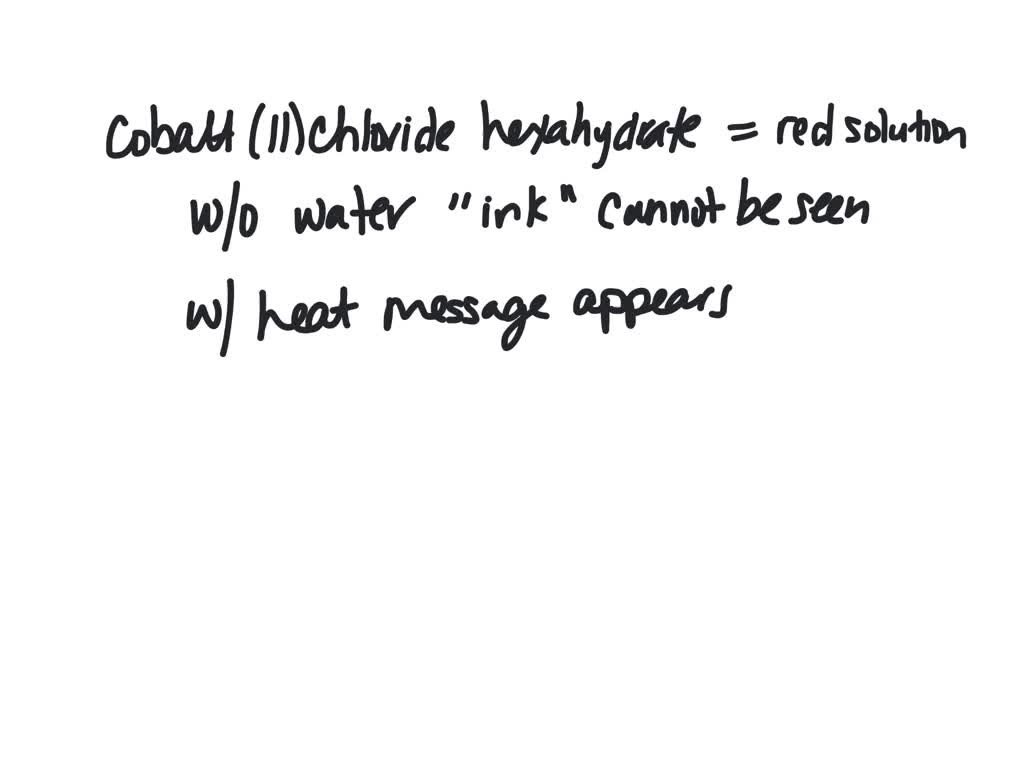 Cobalt(II) chloride hexahydrate, dissolves readily in water to give a ...