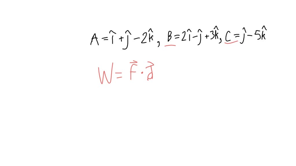 ⏩SOLVED:The work done by a force expressed as a vector 𝐛 in moving… | Numerade