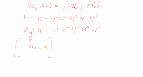 SOLVED:Solid PCl5 exists as [PCl4^+][PCl6^-] . Draw Lewis structures ...