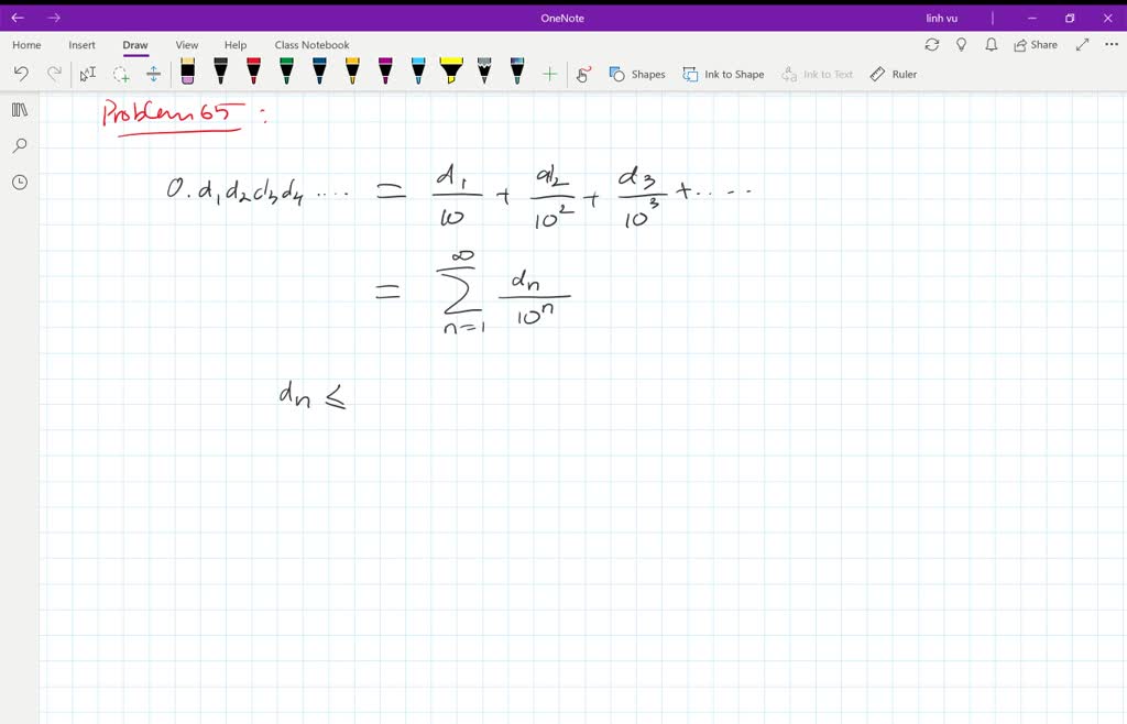 SOLVED:Decimal numbers Any real number in the interval [0,1] can be ...