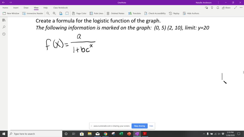 ⏩SOLVED:In Exercises 27 and 28, determine a formula for the logistic ...