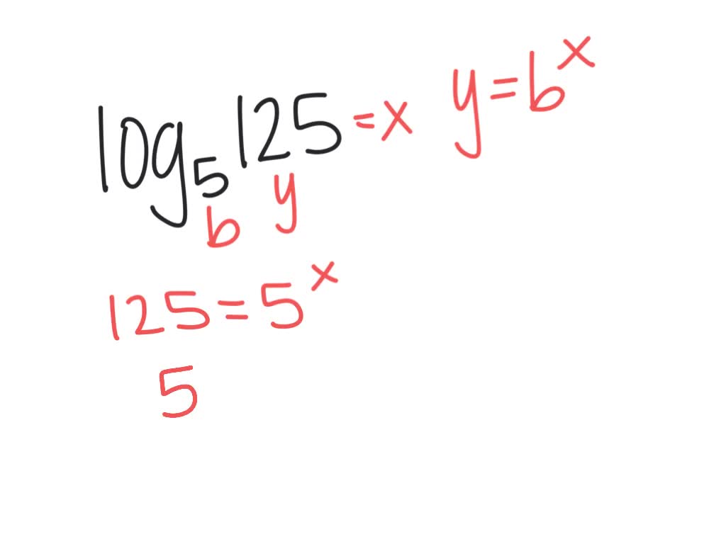 ⏩SOLVED:Evaluate each logarithm. log5 125 | Numerade ⏩SOLVED:Evaluate each logarithm. log5 125 | Numerade