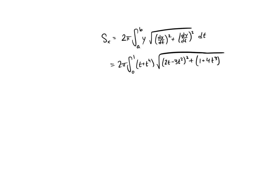 Set up an integral that represents the area of the surface obtained by ...