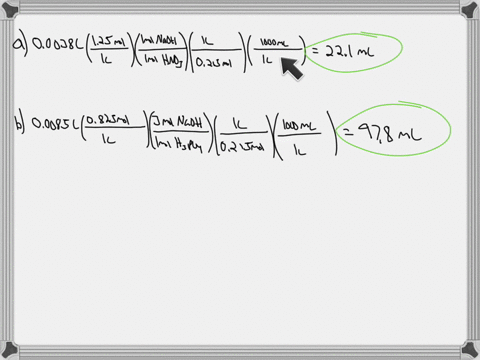 SOLVED:Calculate the volume, in milliliters, of a 0.150 M NaOH solution that will completely ...