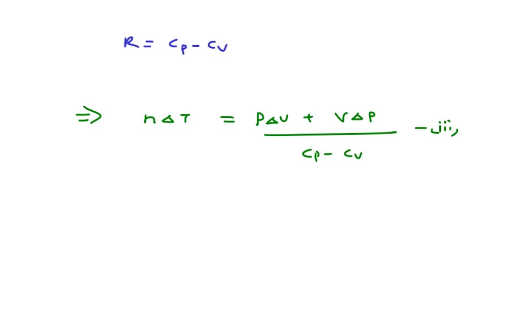 Show that for an adiabatic process; P V^γ= Const where, γ=(Cp)/(Cv ...