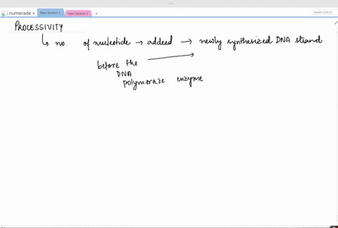 SOLVED:Define processivity, and indicate the importance of this concept ...