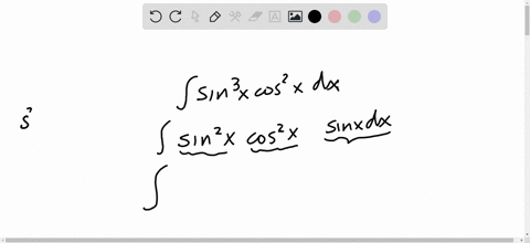 SOLVED:1-56 Evaluate the integral. ∫sin^3 x cos^2 x d x