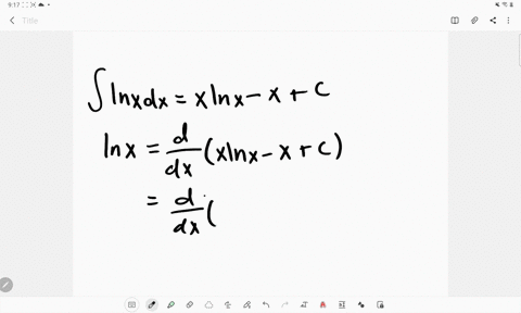 SOLVED:Verify the given integration result by differentiation and the ...