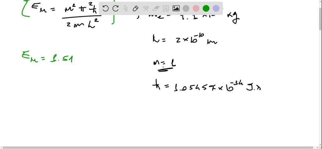 Solved Assume That An Electron In An Atom Can Be Treated As If It Were