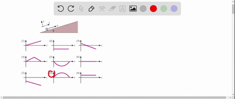 SOLVED:A ball is launched up a ramp by a spring as shown in Fig. 2-34 ...