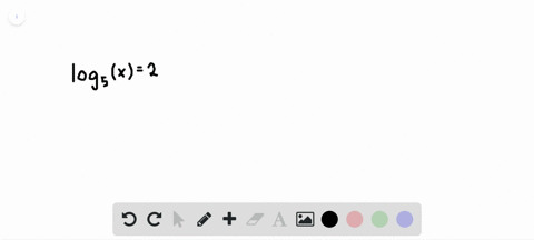 SOLVED:For the following exercises, solve for x by converting the logarithmic equation to ...
