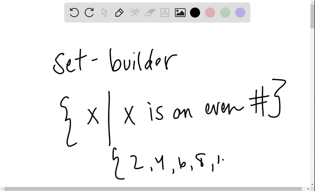 A set is a well-defined collection of objects. ^1 The objects in the ...