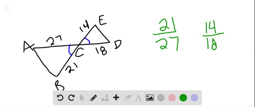 SOLVED: In Exercises 13-16, show that the triangles are similar and ...
