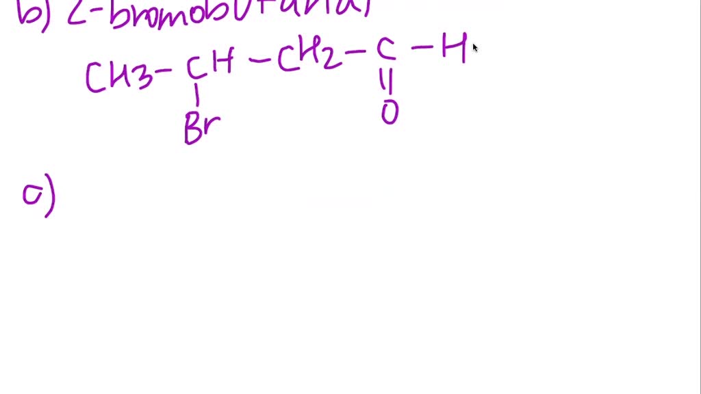 SOLVED:Draw the condensed structural formula for each of the following ...
