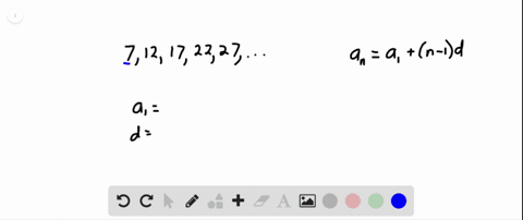 SOLVED:Write a formula for the nth term of each arithmetic sequence. See Examples 1 and 2 . 7,12 ...