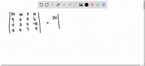 SOLVED:Evaluate the determinants by reducing them as shown in Example 4 and using the Laplace ...