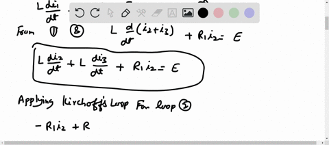 SOLVED:Show that the system of differential equations that models the four-loop circuit shown in ...