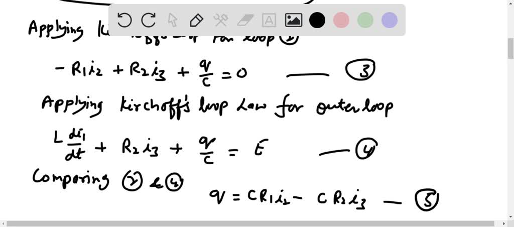 SOLVED:Show that the system of differential equations that models the four-loop circuit shown in ...
