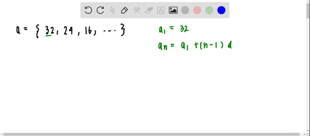 SOLVED: Solve using arithmetic sequence formula and/or arithmetic ... SOLVED: Solve using arithmetic sequence formula and/or arithmetic ...