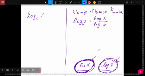 SOLVED:In Exercises 45-54, evaluate the logarithms using the change-of-base formula. Round to ...