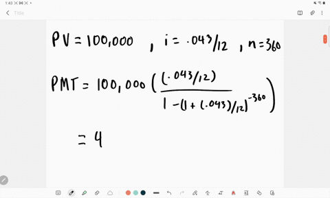 SOLVED: Determine the outstanding principal of the given mortgage ...