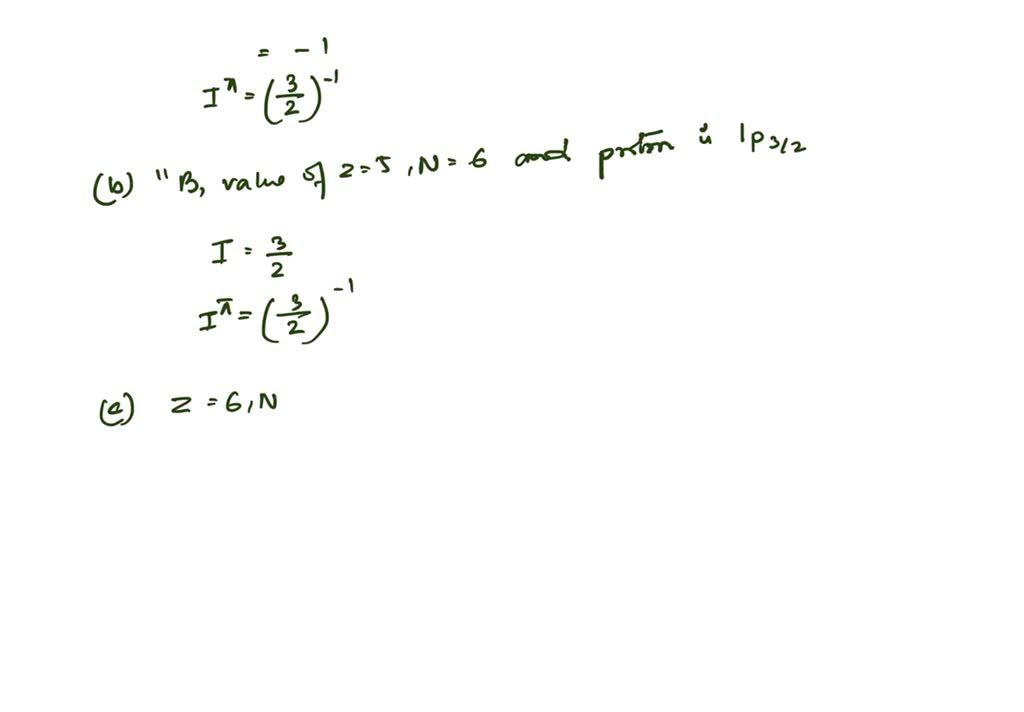 Give the expected shell-model spin and parity assignments for the ...