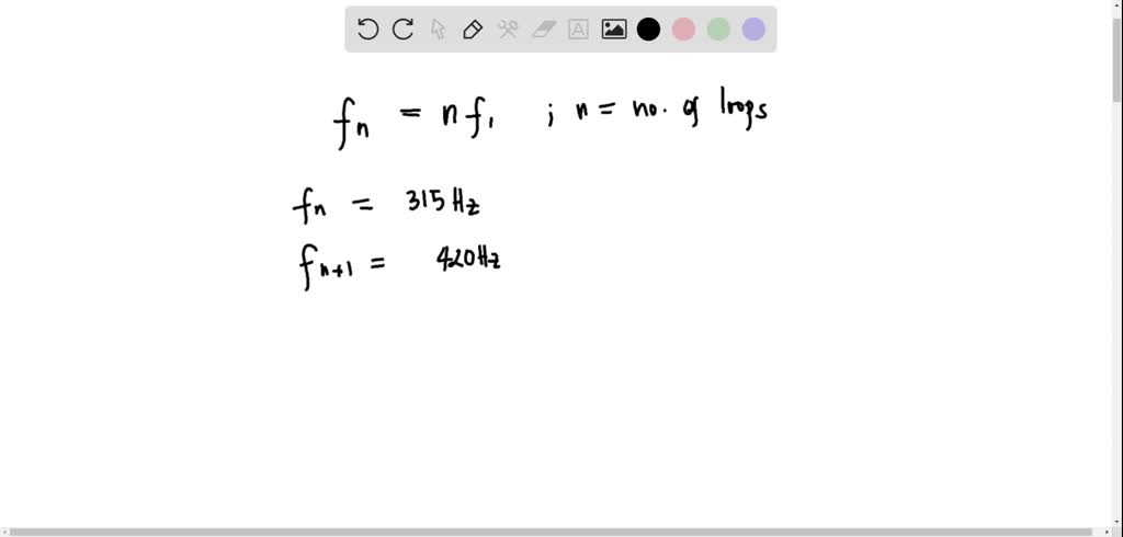 A 75.6-cm string is stretched between fixed supports. It is observed to ...