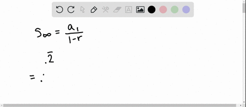 ⏩SOLVED:Sum an appropriate infinite series to find the rational… | Numerade