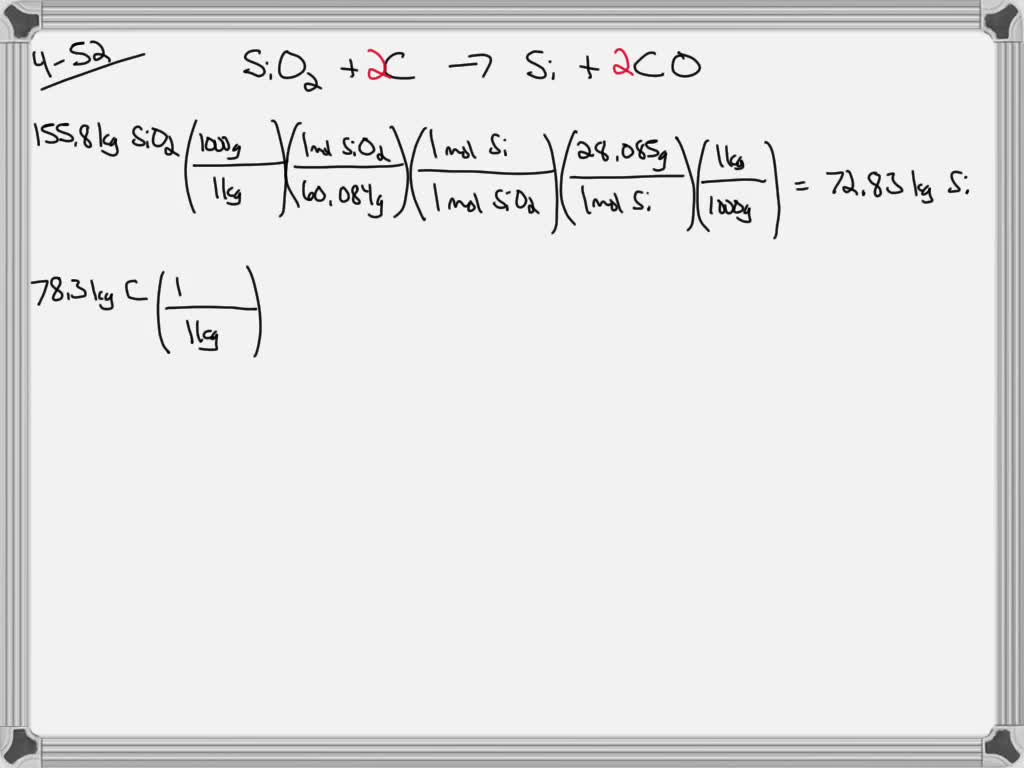 SOLVED:Many computer chips are manufactured from silicon, which occurs in nature as SiO2 . When ...