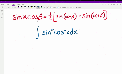 SOLVED:The trigonometric identity \sin \alpha \cos \beta=\frac{1}{2 ...