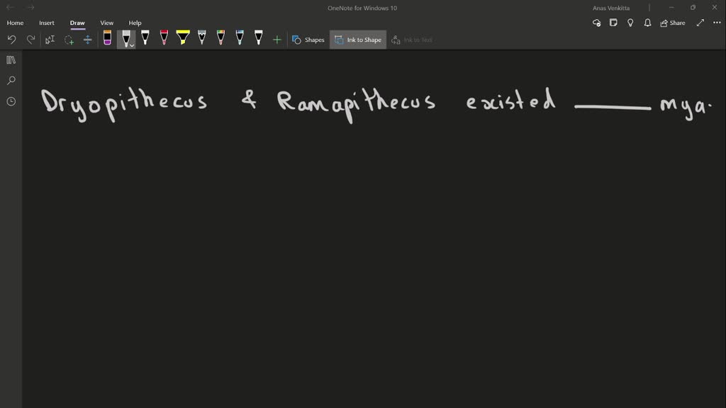 SOLVED:Dryopithecus and Ramapithecus existed mya. (a) 5 (b) 10 (c) 15 ...