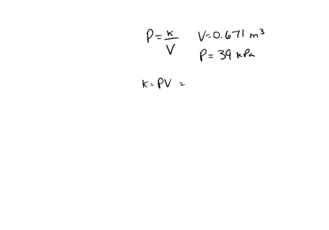 SOLVED: The pressure of a fixed mass of an ideal gas expanding at ...