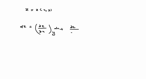 ⏩SOLVED:Consider a function z(x, y) and its partial derivative (∂z /… | Numerade
