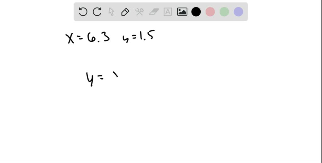 SOLVED:The variables x and y vary directly. Use the given values of the ...