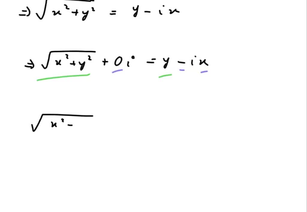 ⏩SOLVED:Solve for all possible values of the real numbers x and y in… | Numerade