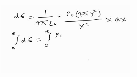 SOLVED:A solid sphere is of density \rho and radius R. The ...