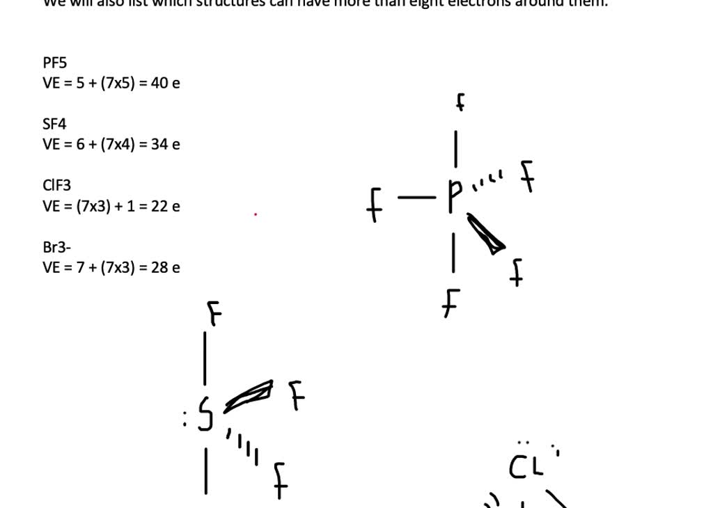 SOLVED:The most common type of exception to the octet rule are compounds or ions with central ...